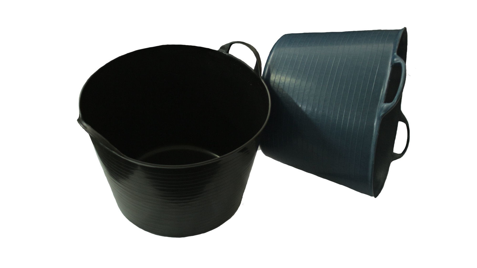 Recipient flexibil negru cu manere -40L - GLIA Acasă și la Câmp