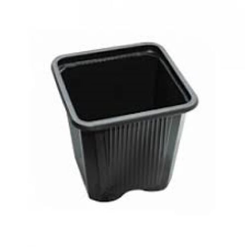 Ghiveci Patrat VQF 7X7X6.5cm negru, Teku - GLIA Acasă și la Câmp